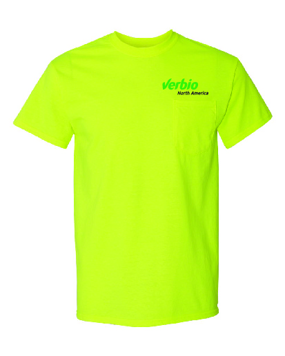 Verbio | Safety Green SS Pocket/Shirt - TD Printing LLC